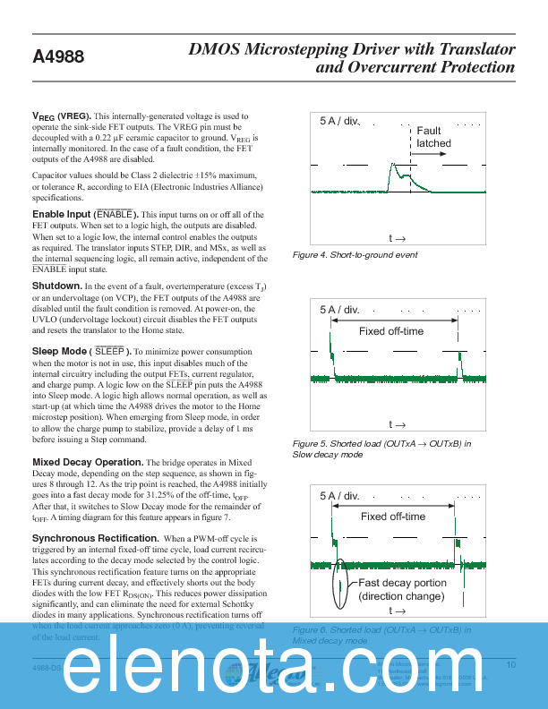 A4988 Datasheet PDF (512 KB) Allegro Microsystems | Pobierz z Elenota.pl
