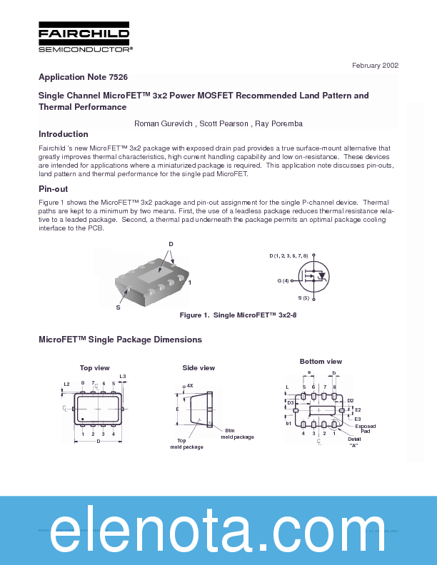 AN-7526 Datasheet PDF (120 KB) Fairchild | Pobierz z Elenota.pl