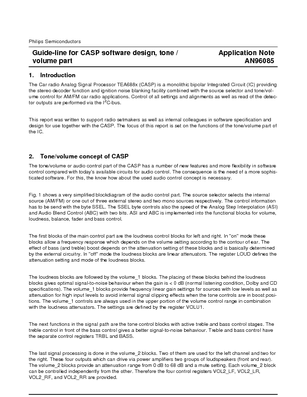 APPLICATION NOTE Datasheet PDF (113 KB) Philips | Pobierz z Elenota.pl APPLICATION NOTE Datasheet PDF (113 KB) Philips | Pobierz z Elenota.pl