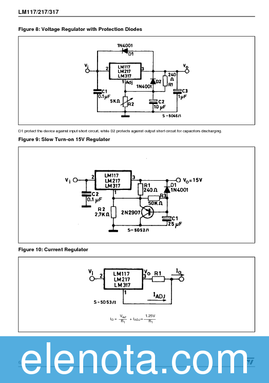 LM117 Datasheet PDF (493 KB) STMicroelectronics | Pobierz z Elenota.pl