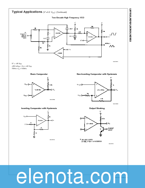 LM293 Datasheet PDF (412 KB) National Semiconductor | Pobierz z Elenota.pl LM293 Datasheet PDF (412 KB) National Semiconductor | Pobierz z Elenota.pl