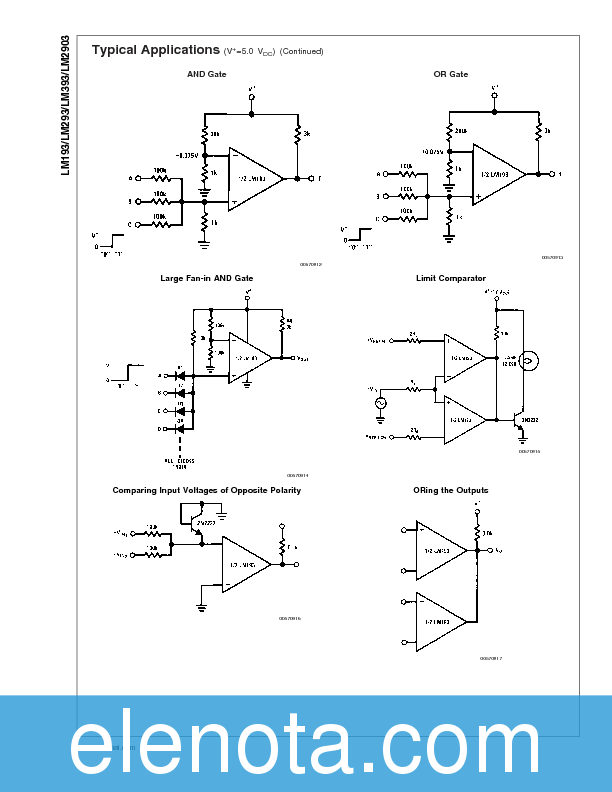 LM293 Datasheet PDF (412 KB) National Semiconductor | Pobierz z Elenota.pl LM293 Datasheet PDF (412 KB) National Semiconductor | Pobierz z Elenota.pl