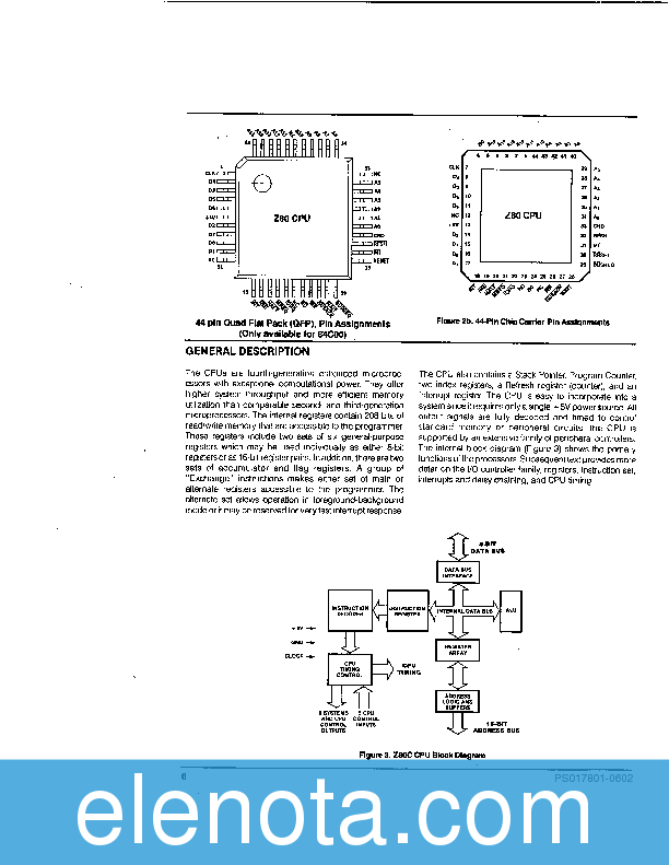 Z80 Datasheet PDF (0.98 MB) Zilog | Pobierz z Elenota.pl Z80 Datasheet PDF (0.98 MB) Zilog | Pobierz z Elenota.pl