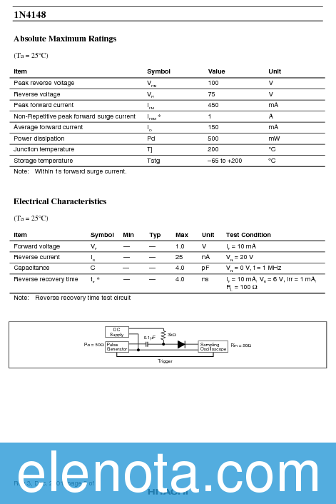 4148 Datasheet
