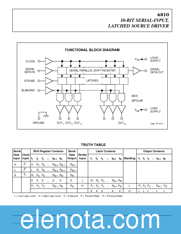 6810 Datasheet PDF (112 KB) Allegro | Pobierz z Elenota.pl