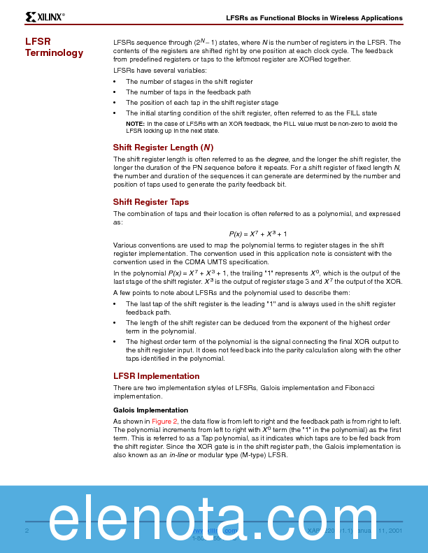 APPLICATION NOTE Datasheet PDF (135 KB) Xilinx | Pobierz z Elenota.pl