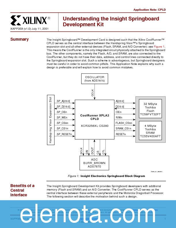 APPLICATION NOTE Datasheet PDF (37 KB) Xilinx | Pobierz z Elenota.pl