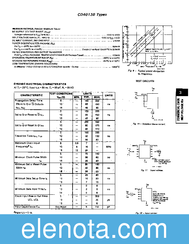 CD4013B Datasheet PDF (217 KB) Texas Instruments | Pobierz z Elenota.pl