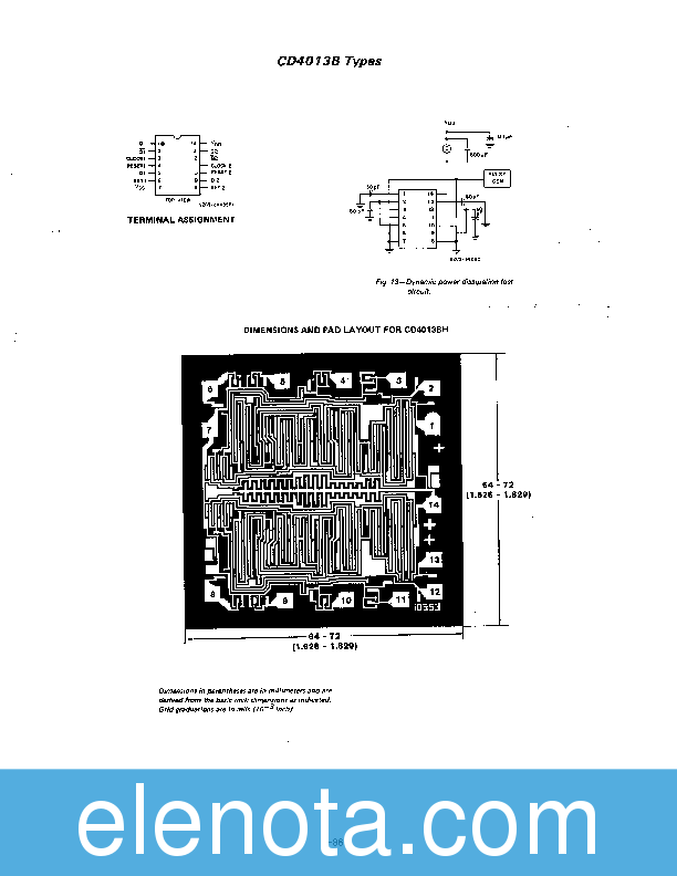 CD4013B Datasheet PDF (217 KB) Texas Instruments | Pobierz z Elenota.pl