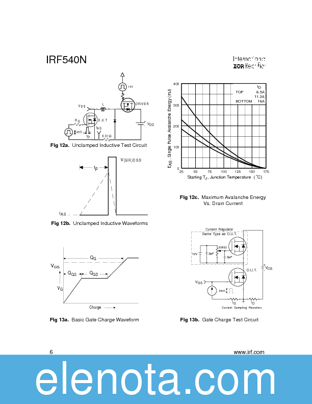 IRF540N Datasheet PDF (100 KB) International Rectifier | Pobierz z ...
