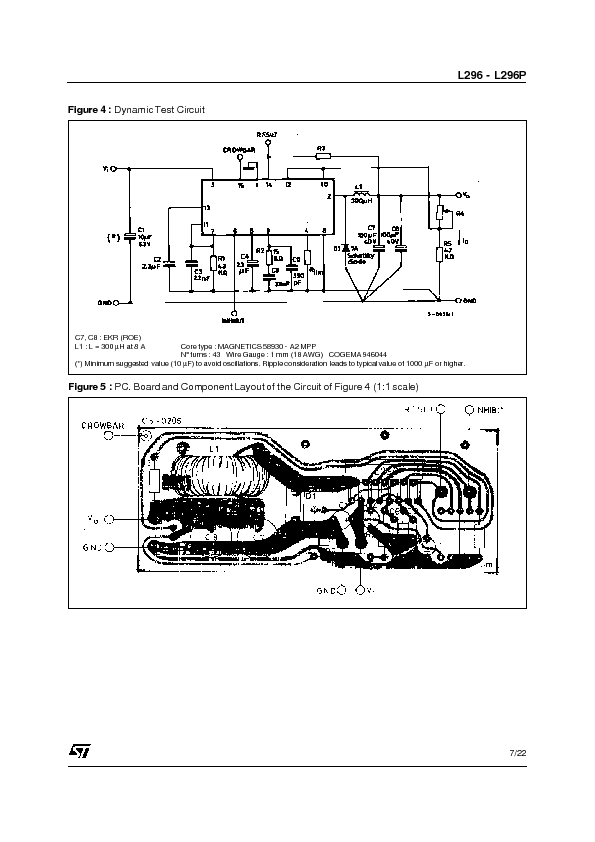 L296 Datasheet PDF (286 KB) STMicroelectronics | Pobierz z Elenota.pl