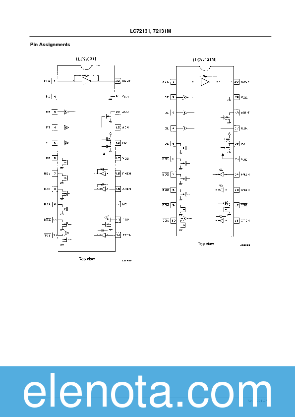 LC72131 Datasheet PDF (406 KB) Sanyo | Pobierz z Elenota.pl