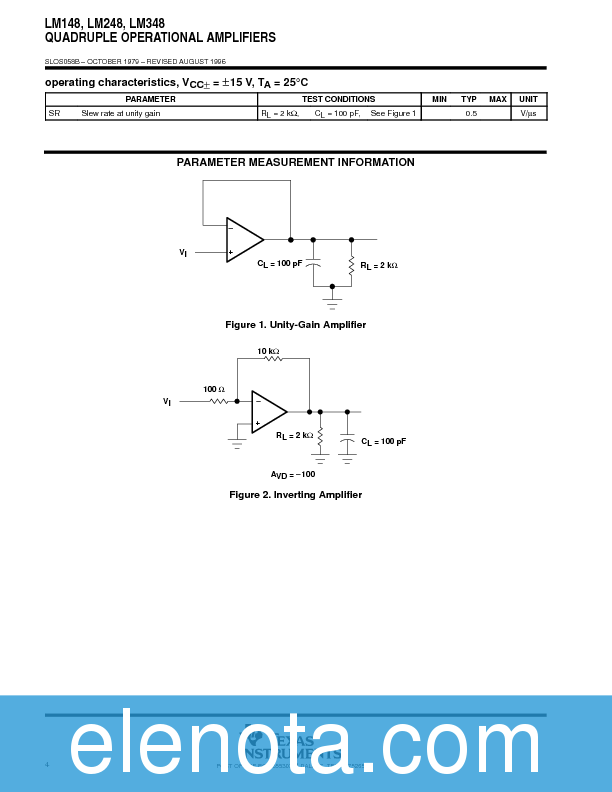 LM348 Datasheet PDF (79 KB) Texas Instruments | Pobierz z Elenota.pl