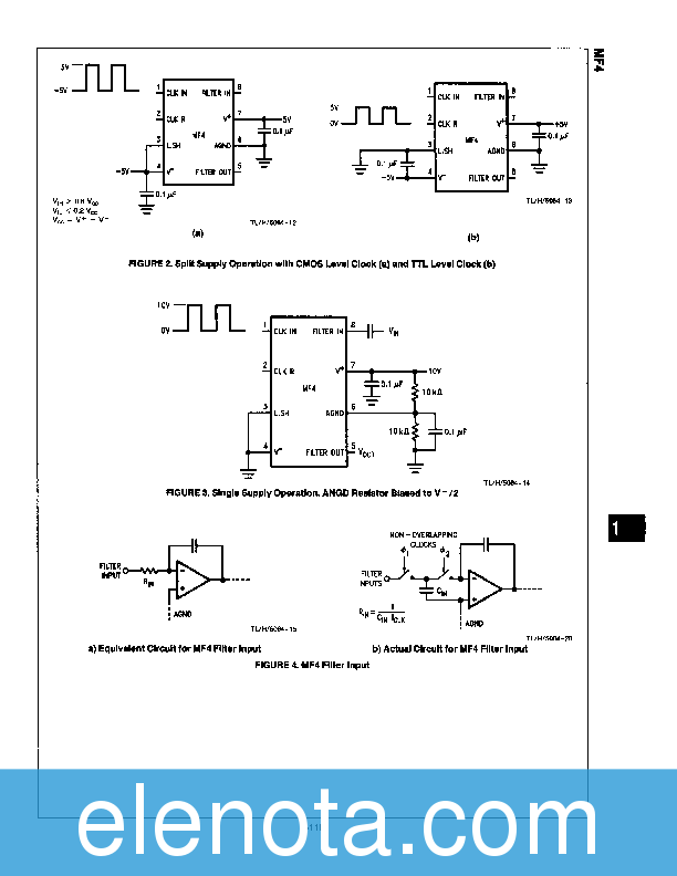 MF4-100 Datasheet PDF (447 KB) National Semiconductor | Pobierz z Elenota.pl