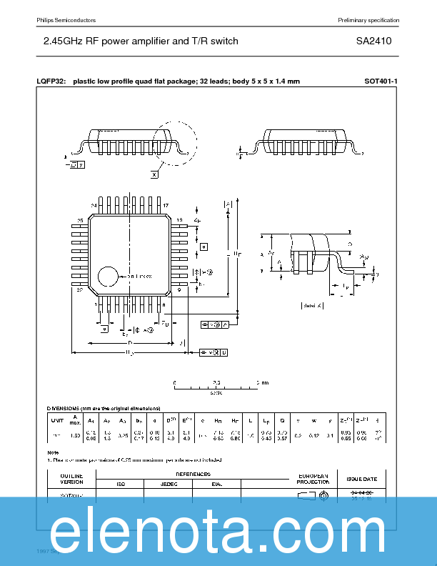 SA2410 Datasheet PDF (45 KB) Philips | Pobierz z Elenota.pl