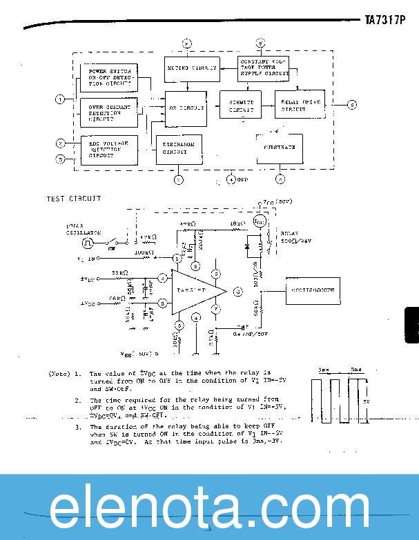 TA7317P Datasheet PDF (177 KB) Toshiba | Pobierz z Elenota.pl