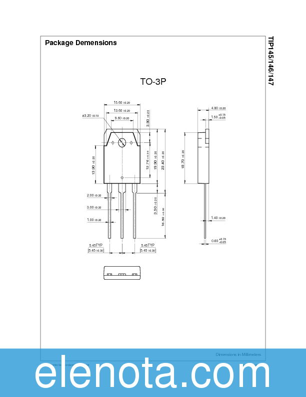 TIP147 Datasheet PDF (52 KB) Fairchild | Pobierz z Elenota.pl