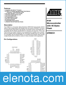 Atmel 89c51 datasheet - daxeko