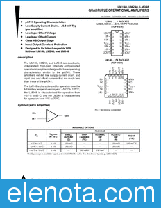 LM348 Datasheet PDF (79 KB) Texas Instruments | Pobierz z Elenota.pl